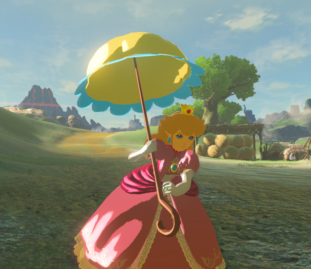 [LINKLE] Princess Peach Smash Bros Ultimate Mod for The Legend of Zelda ...