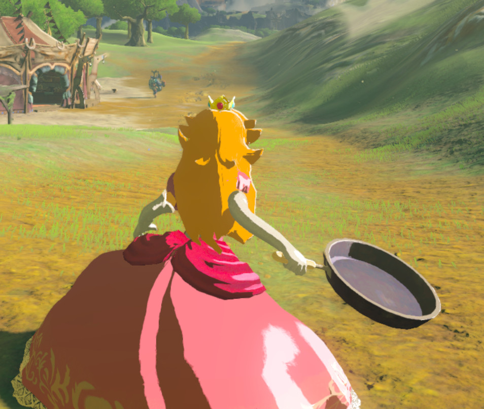 [LINKLE] Princess Peach Smash Bros Ultimate Mod for The Legend of Zelda ...