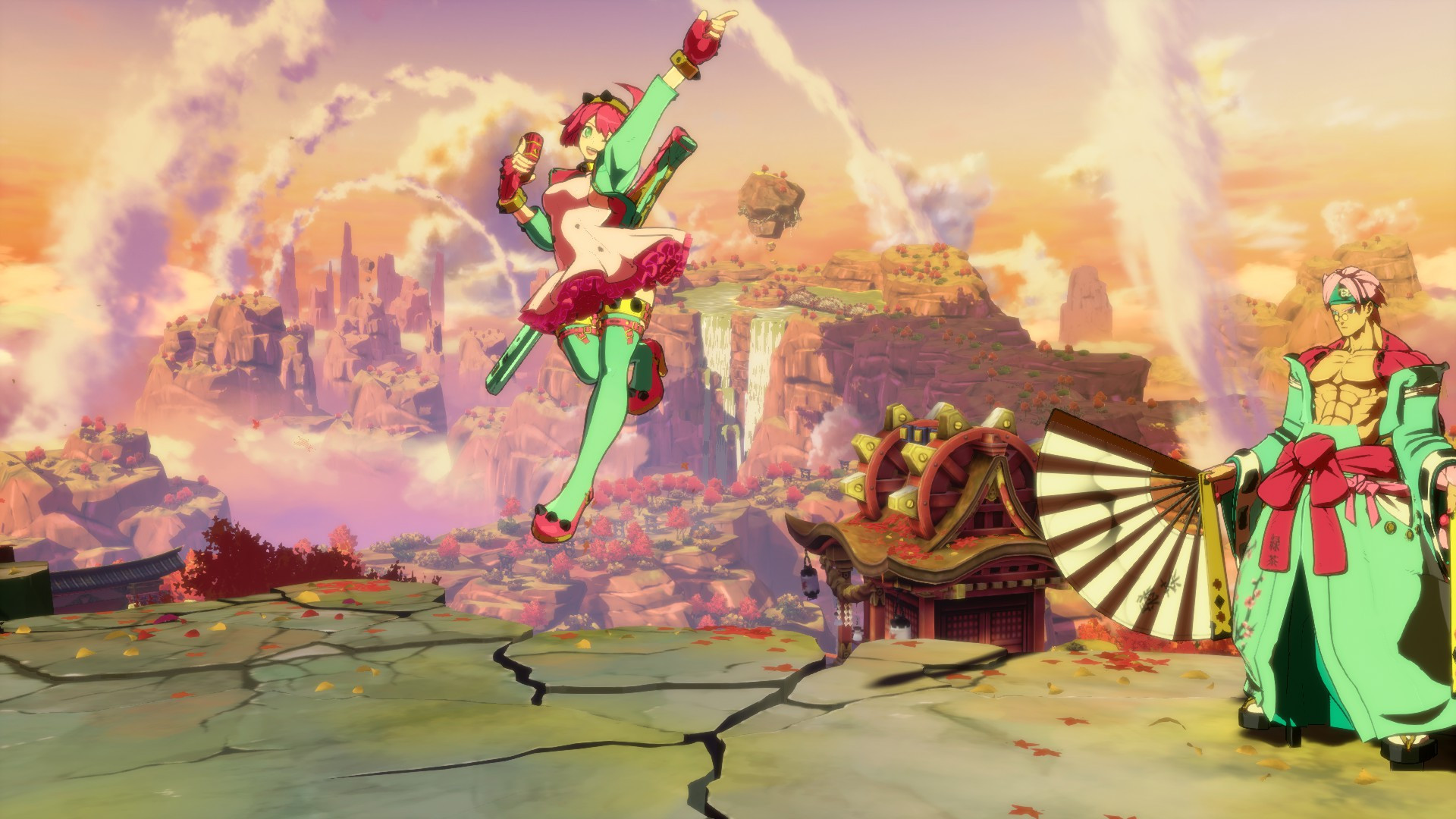Green Tea Elphelt (Colours 1-11) Mod for GUILTY GEAR -STRIVE- | GGST Mods