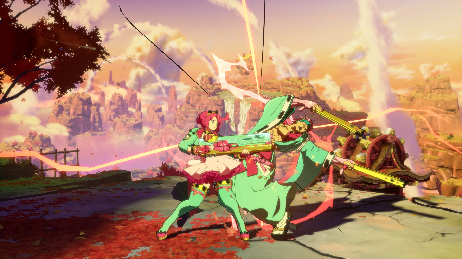 Green Tea Elphelt (Colours 1-11) Mod for GUILTY GEAR -STRIVE- | GGST Mods