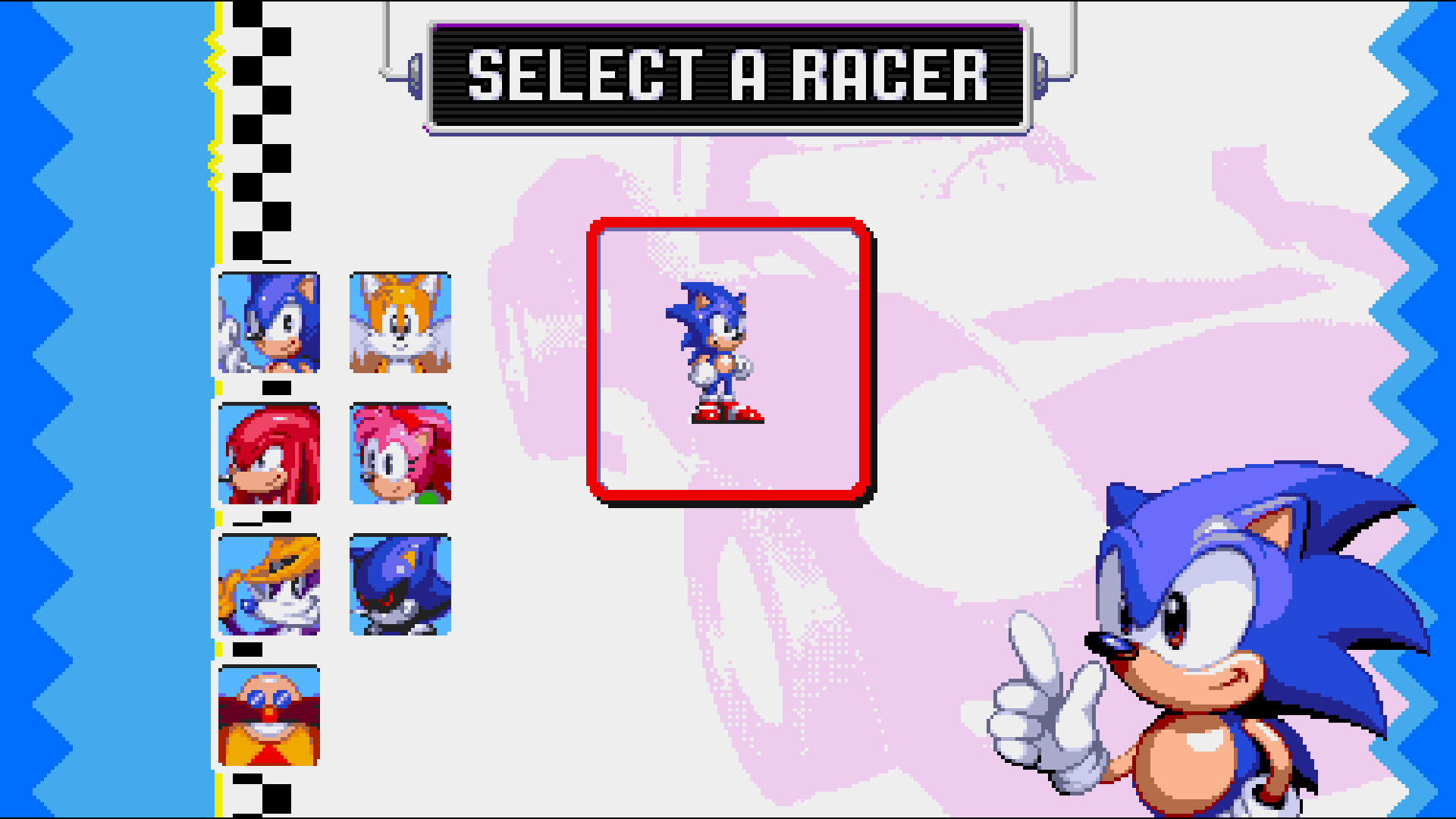 funni sonic Mod for Sonic Drift 16-bit | SD16-bit Mods