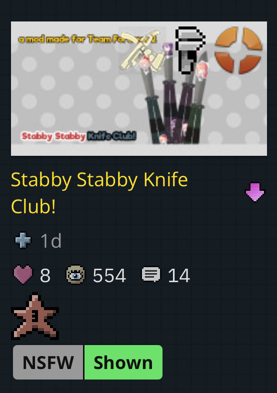 [SENSITIVE CONTENT] Stabby Stabby Knife Club! Mod for Team Fortress 2 | TF2 Mods