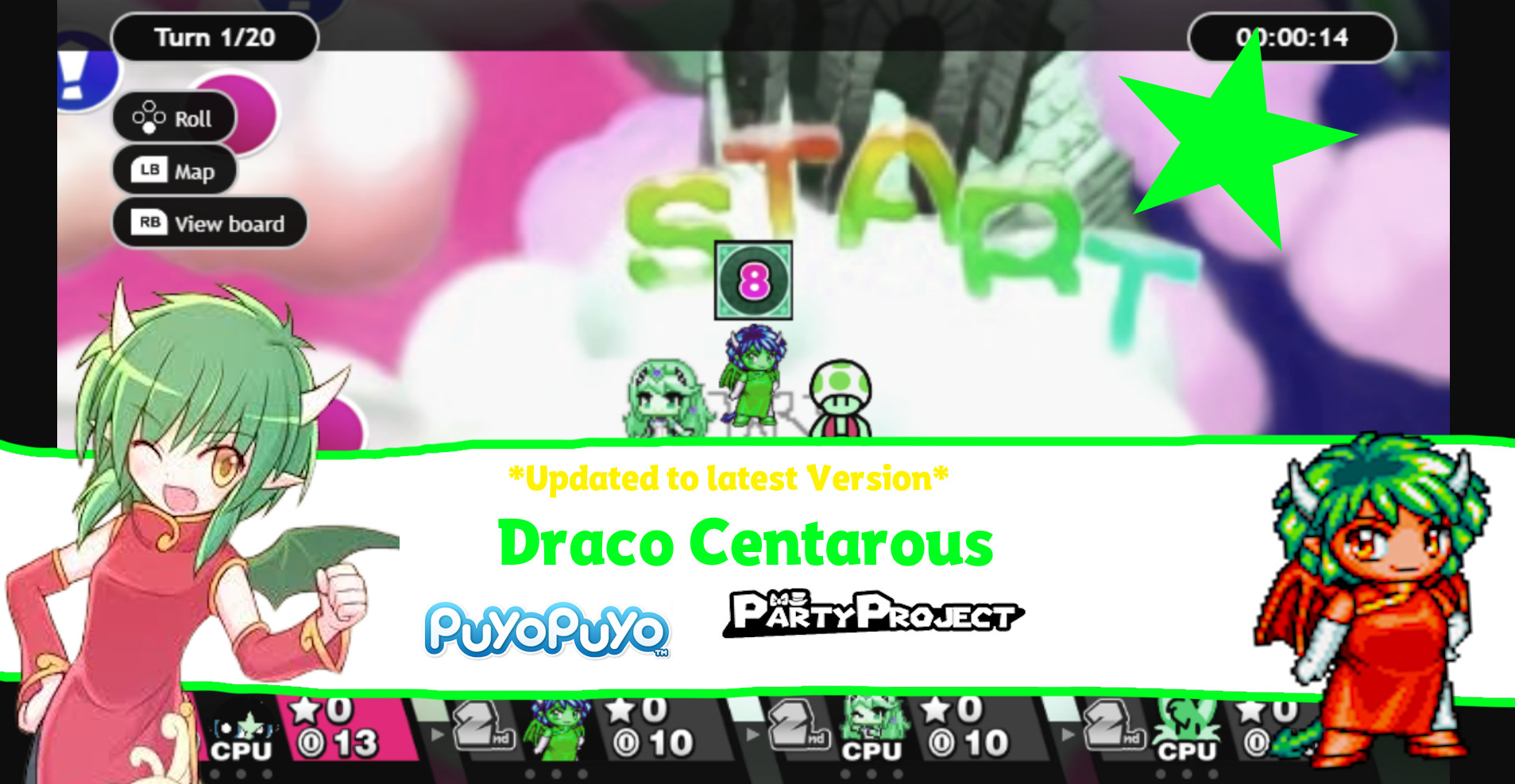 Draco Centarous (Puyo Puyo) is Here to Party! Mod for Party Project ...