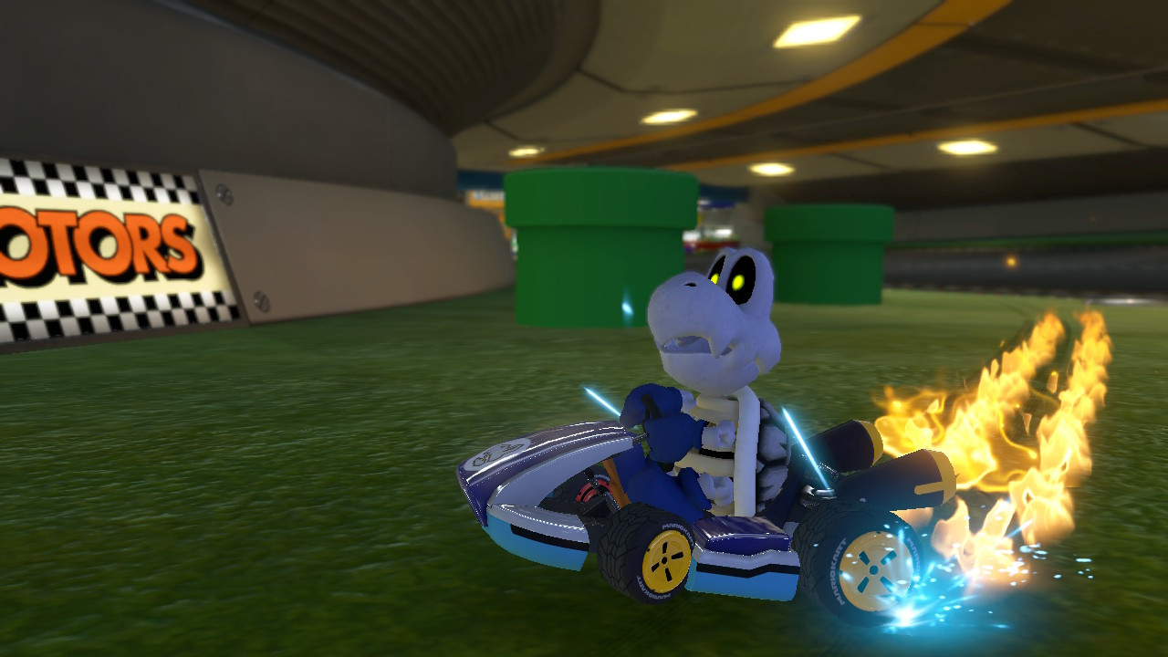 Green and Blue Dry Bones from Mario Baseball Mod for Mario Kart 8 Deluxe | MK8D Mods