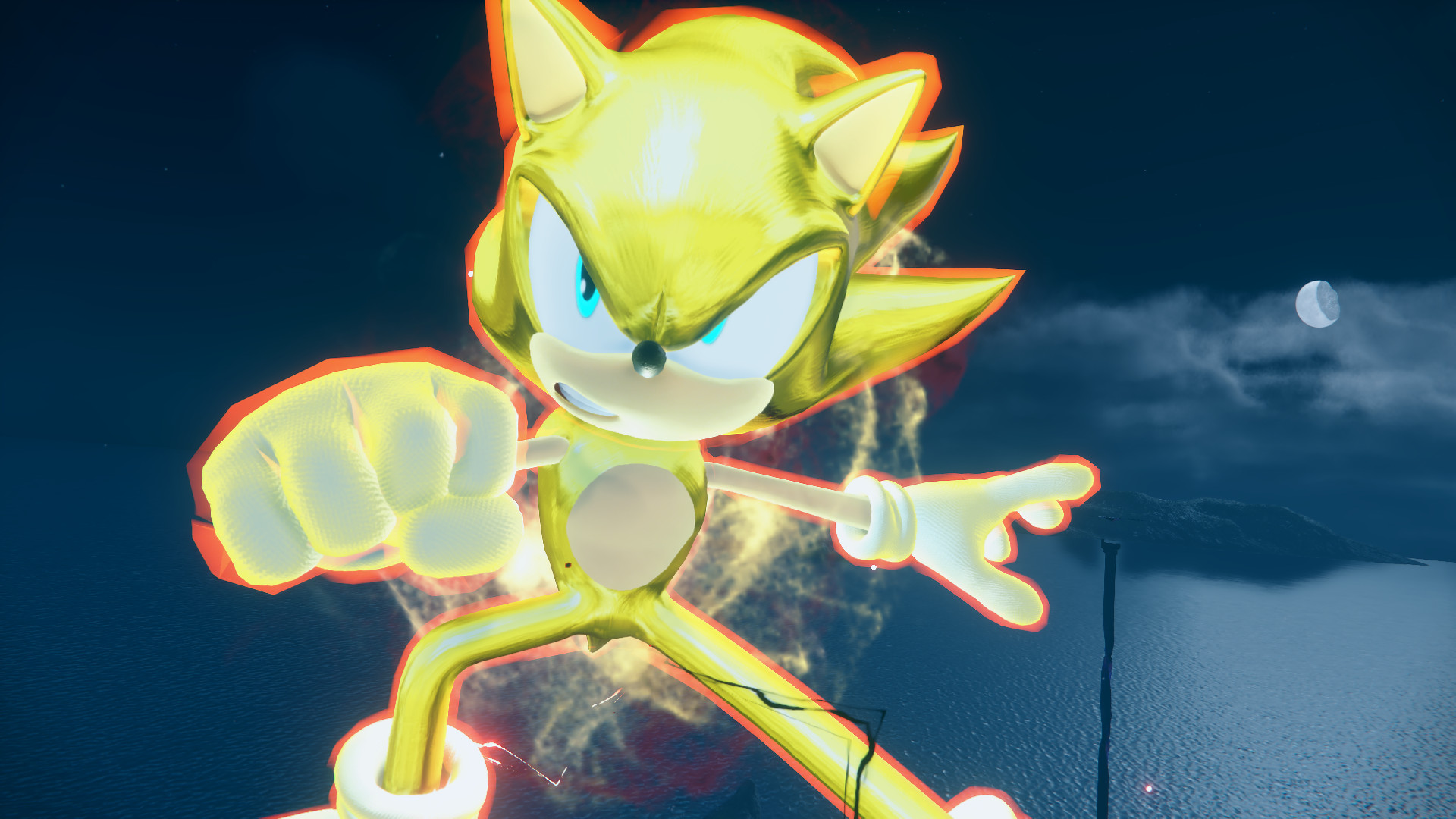 Shiny Super Sonic Mod for Sonic Frontiers | Frontiers Mods