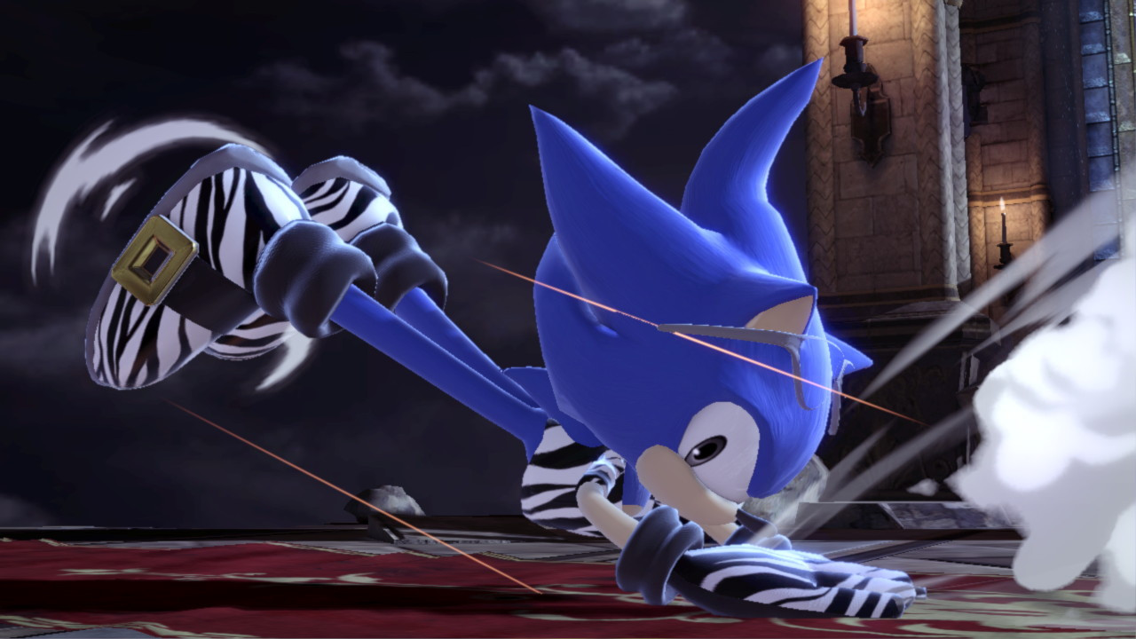 Zebra Sonic Mod for Super Smash Bros. Ultimate | SSBU Mods