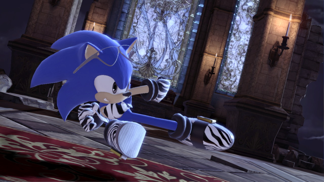 Zebra Sonic Mod for Super Smash Bros. Ultimate | SSBU Mods
