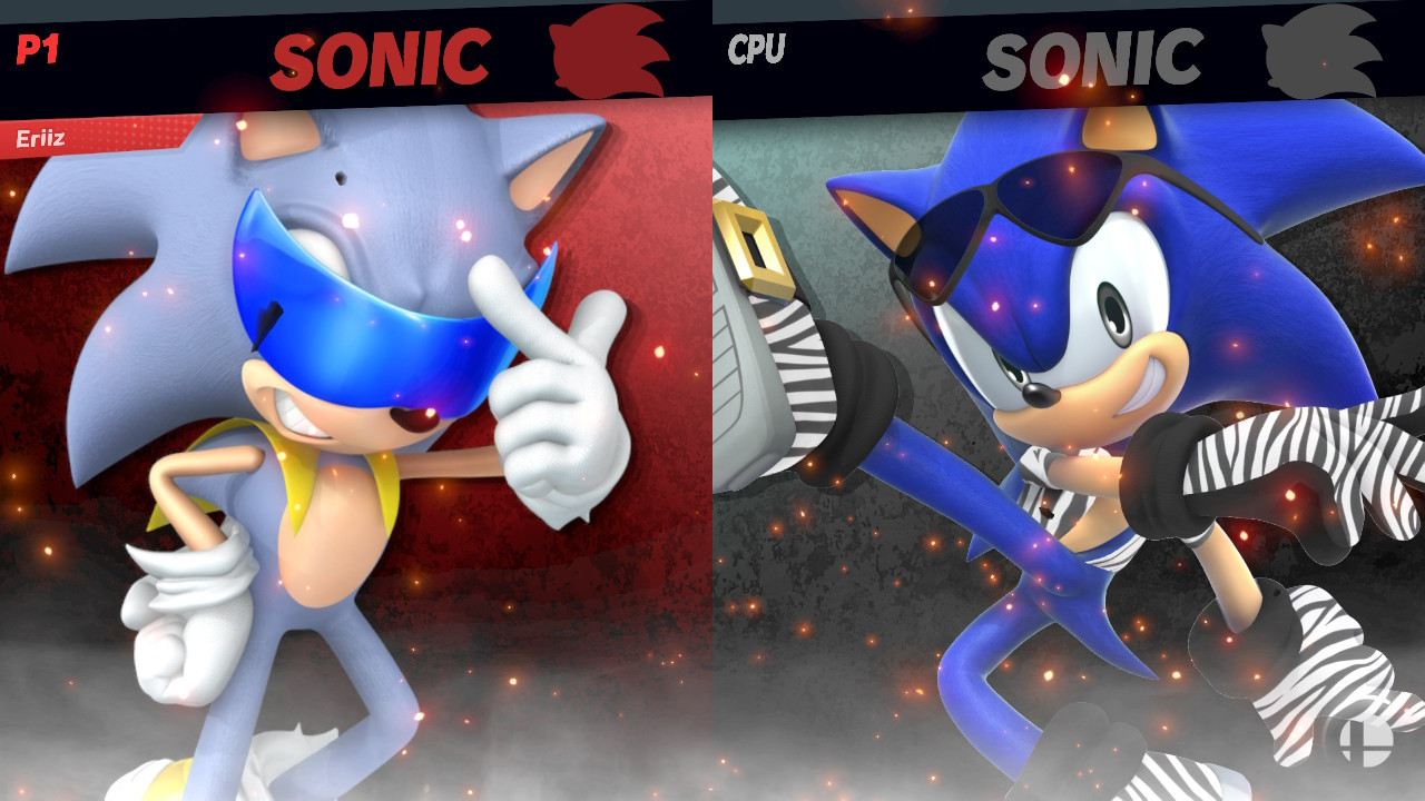 Zebra Sonic Mod for Super Smash Bros. Ultimate | SSBU Mods