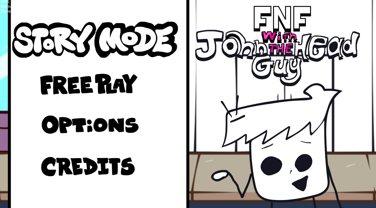 FNF with John the Head Guy 1.1 Mod for Friday Night Funkin' | FNF Mods