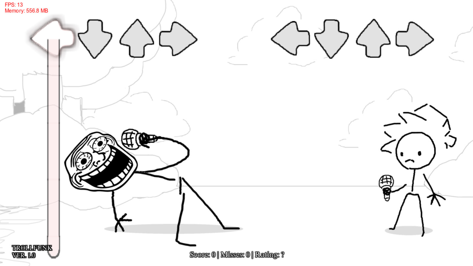 Trollfunk (Vs. Trollface V2 OUT) Mod for Friday Night Funkin' | FNF Mods