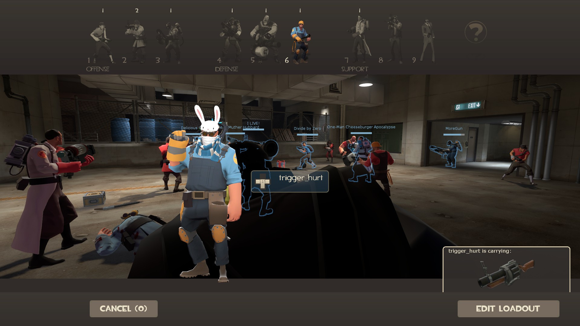 "Cleaner" Default Class Selection Screen Mod for Team Fortress 2 | TF2 Mods