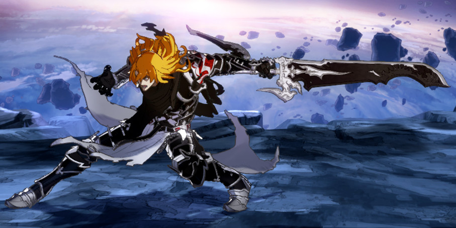 Siegfried as Kurosaki Ichigo + Zangetsu color Mod for Granblue Fantasy ...