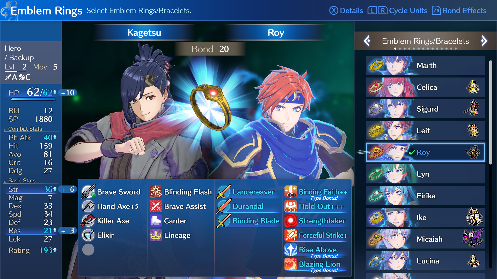 Emblem Roy Buffs Mod for Fire Emblem Engage | FEE Mods