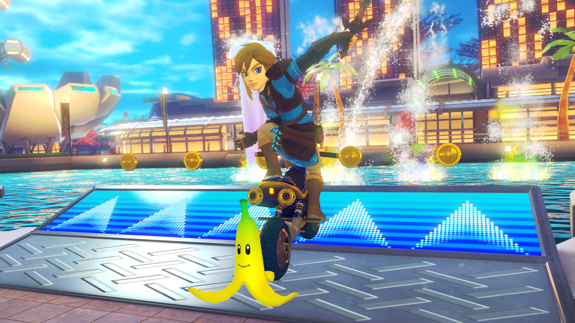 TOTK Link Over BOTW & Classic Link Mod for Mario Kart 8 Deluxe | MK8D Mods