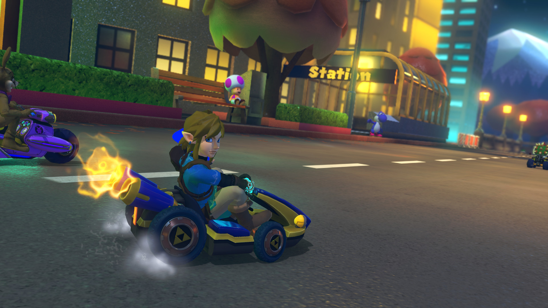 TOTK Link Over BOTW & Classic Link Mod for Mario Kart 8 Deluxe | MK8D Mods