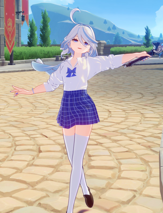 Furina School Outfit Mod for Genshin Impact | GI Mods