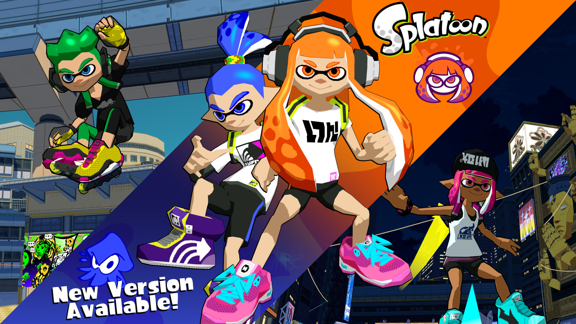 Inkling Character Pack (Updated) Mod for Bomb Rush Cyberfunk | BRC Mods