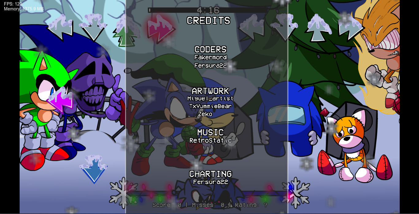Sonic.exe Restarted: Christmas One shot Mod for Friday Night Funkin ...