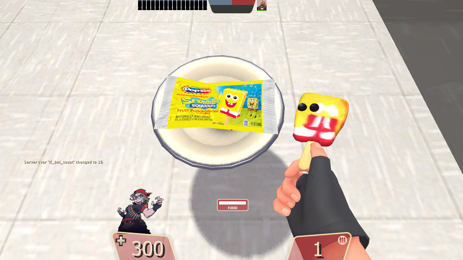 Spongebob Popsicle over Sandvich Mod for Team Fortress 2 | TF2 Mods