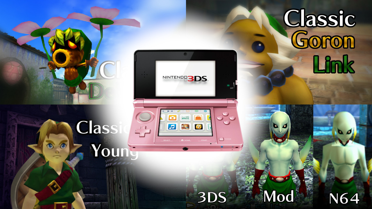 [3DS PORT] Classic Texture Packs Mod for The Legend of Zelda: Majora's ...