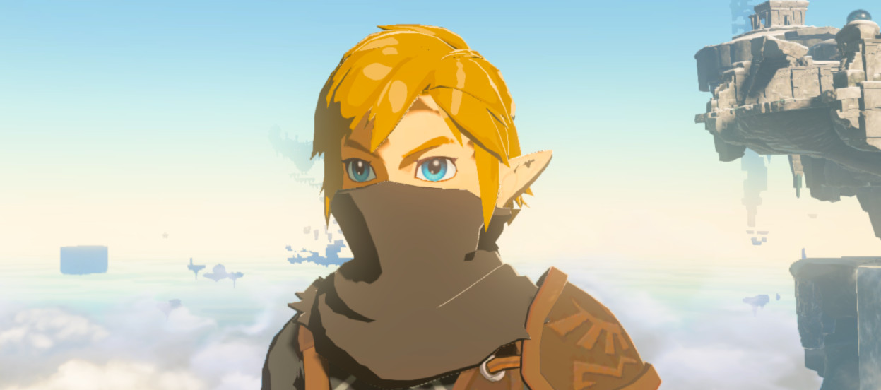 Minimal, black Sheik's Mask Mod for The Legend of Zelda: Tears of the ...