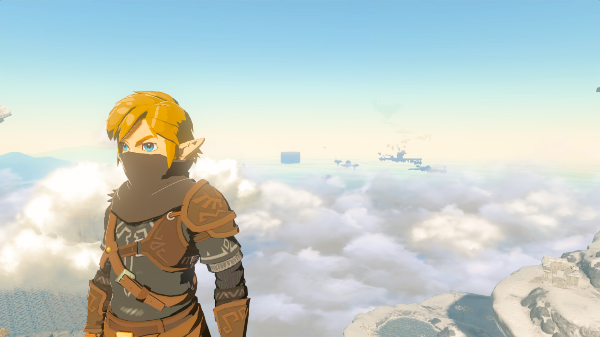 Minimal, black Sheik's Mask Mod for The Legend of Zelda: Tears of the ...