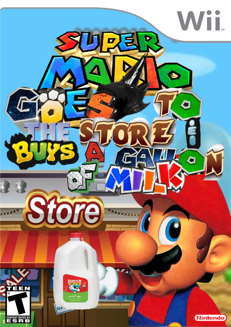 Mario Goes to the Store & buys a Gallon of Milk Mod for New Super Mario ...
