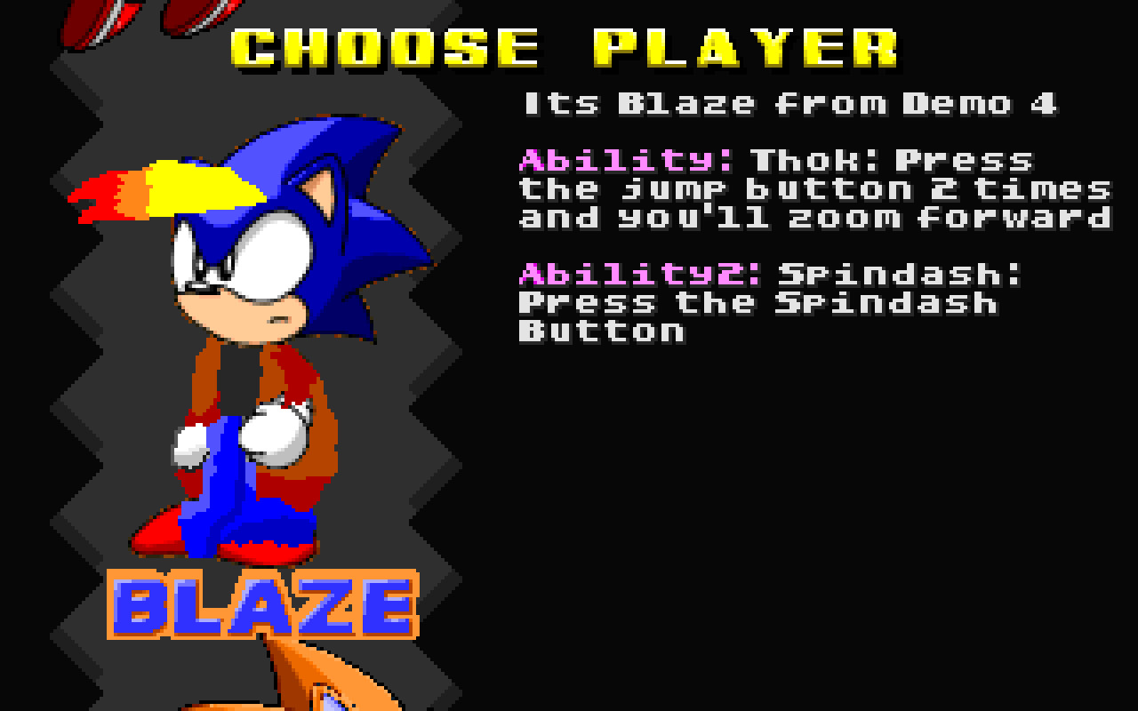 Blaze (Demo Era) Mod for Sonic Robo Blast 2 | SRB2 Mods