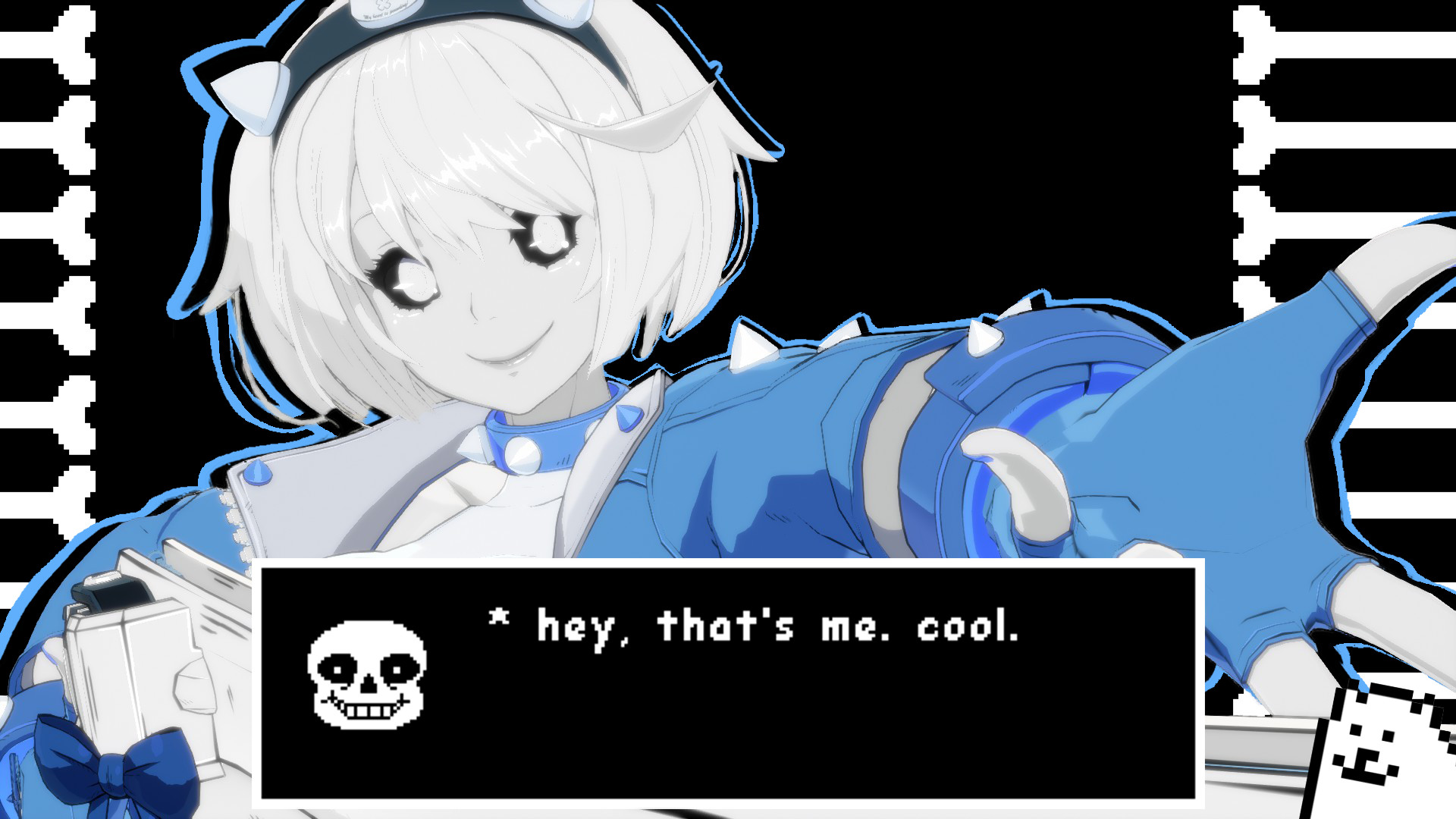 Elphelt as sans. Mod for GUILTY GEAR -STRIVE- | GGST Mods