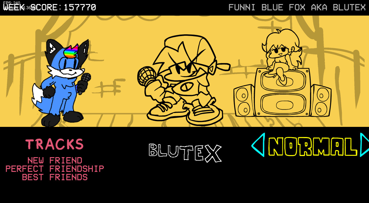 Furday Night Rappin': Vs Blutex! [V1.7.6] Mod for Friday Night Funkin ...