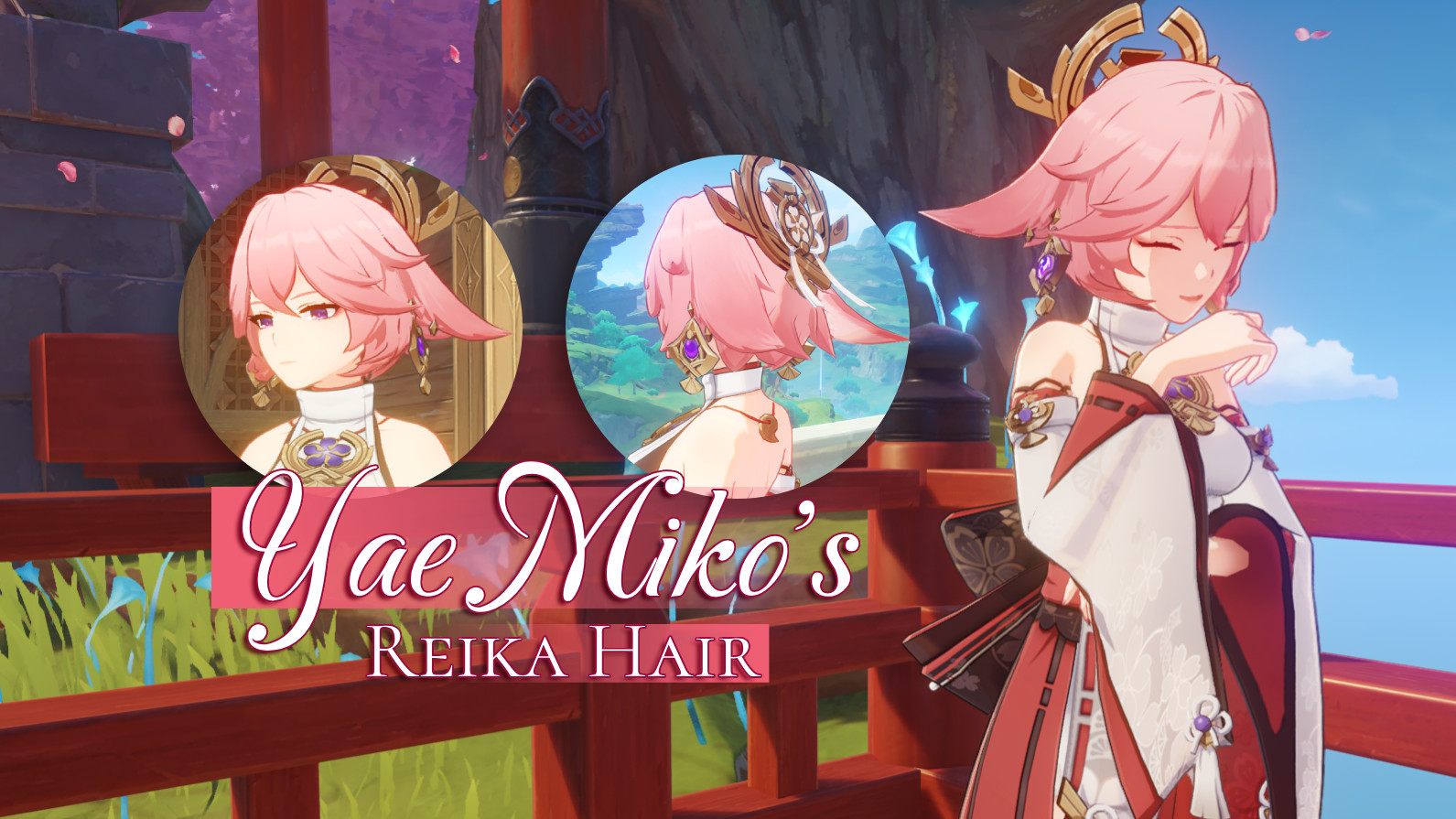 Yae Miko's Reika Hair Mod for Genshin Impact | GI Mods
