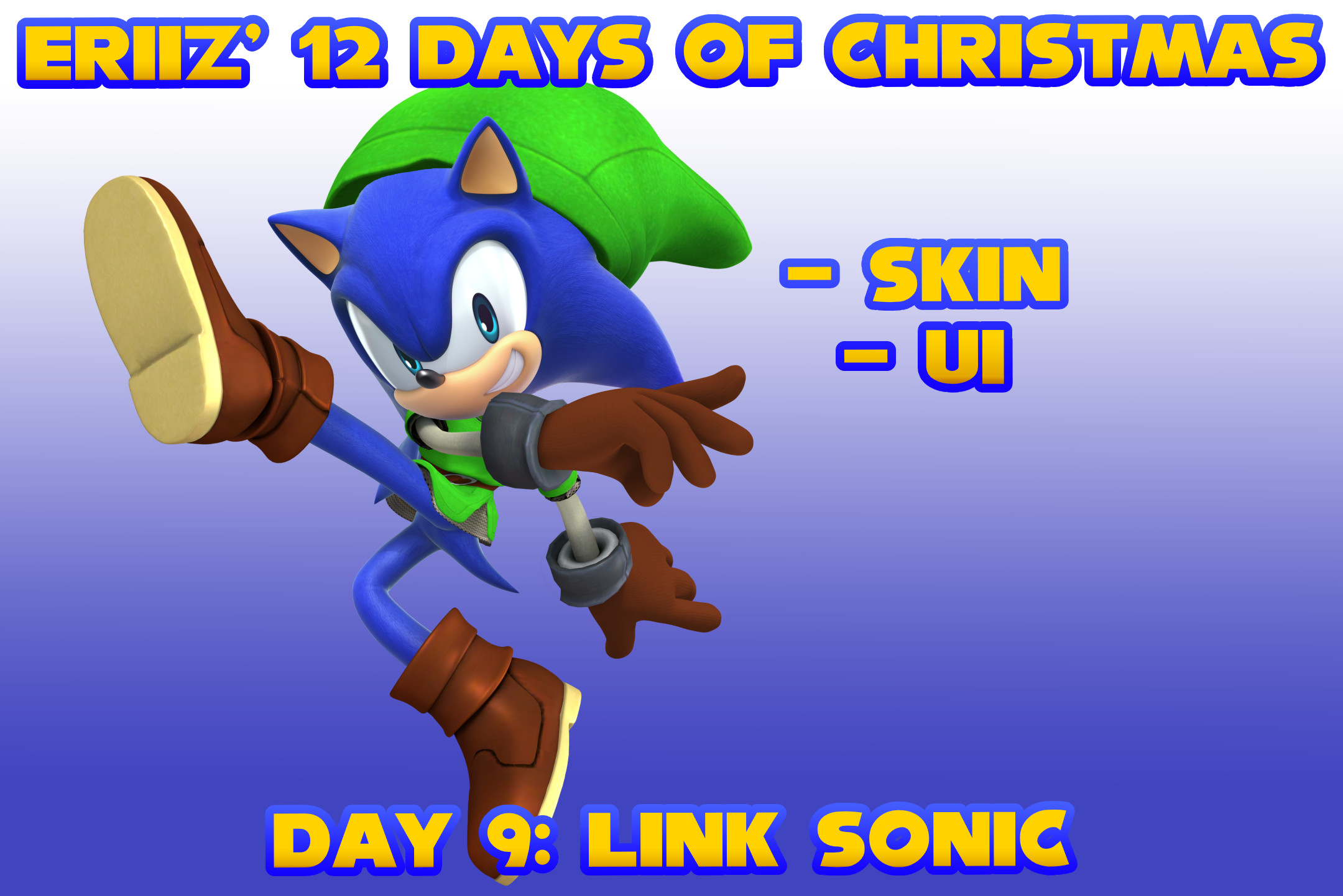 Link's Tunic Sonic Mod for Super Smash Bros. Ultimate | SSBU Mods