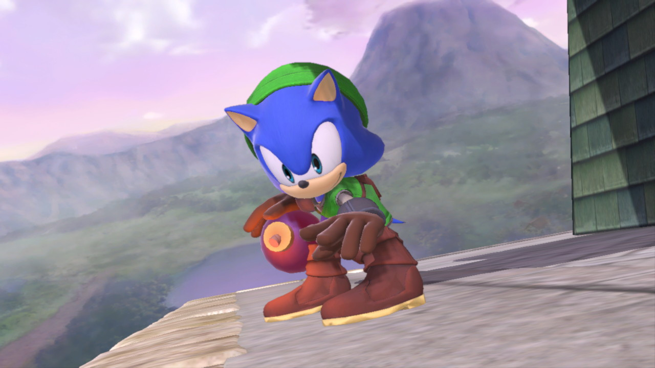Link's Tunic Sonic Mod for Super Smash Bros. Ultimate | SSBU Mods