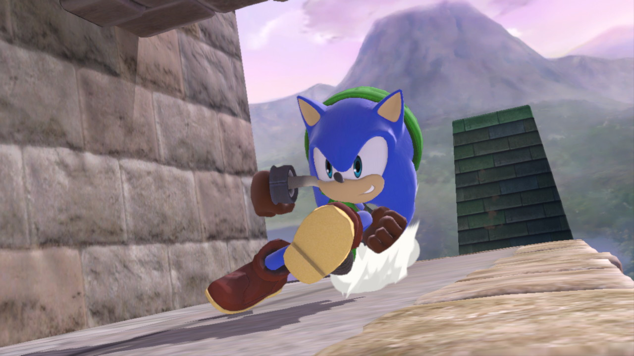 Link's Tunic Sonic Mod for Super Smash Bros. Ultimate | SSBU Mods