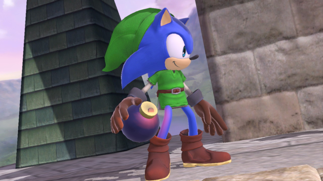 Link's Tunic Sonic Mod for Super Smash Bros. Ultimate | SSBU Mods