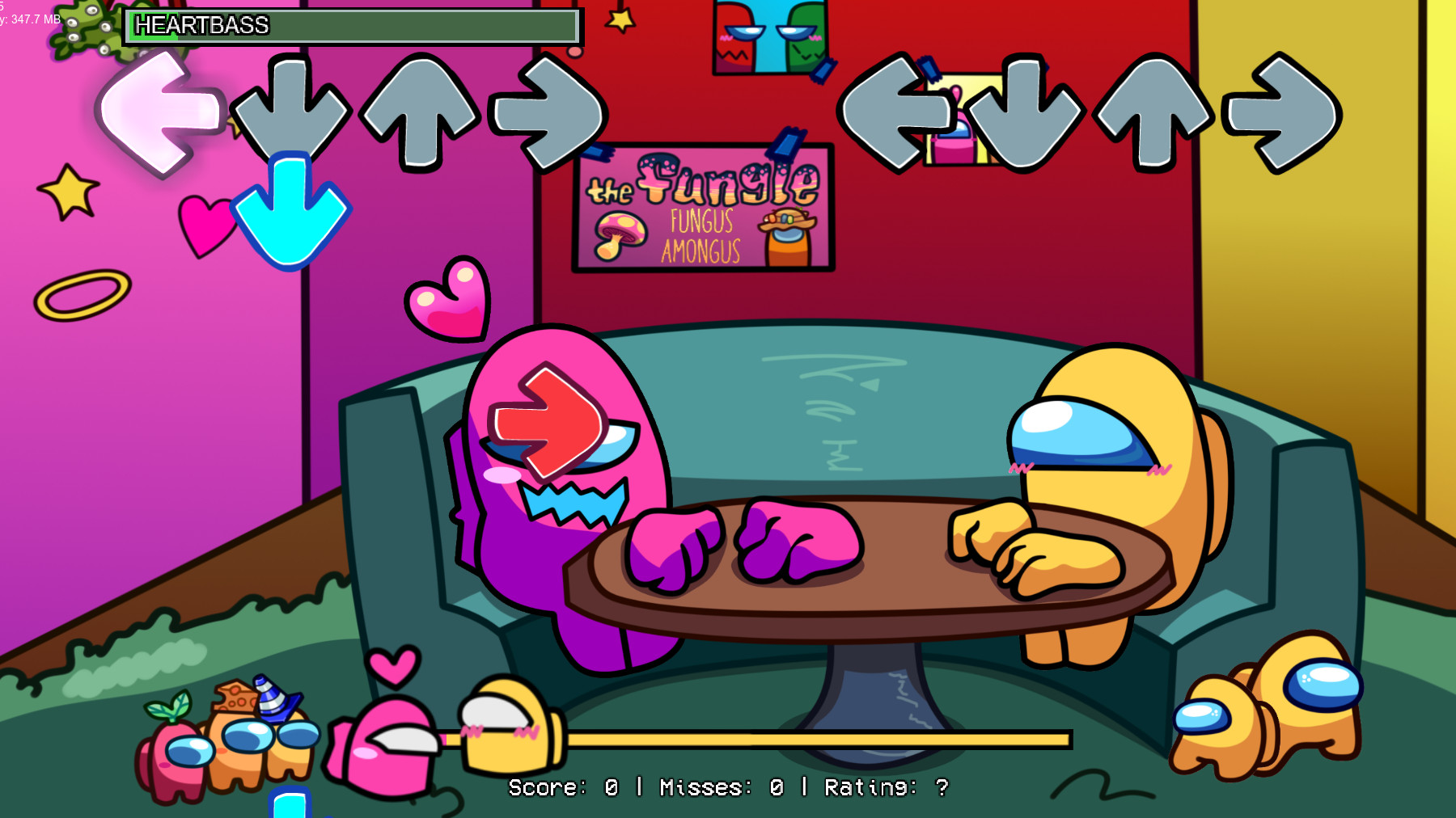 vs Impostor: Pink and Yellow on date DEMO Mod for Friday Night Funkin ...