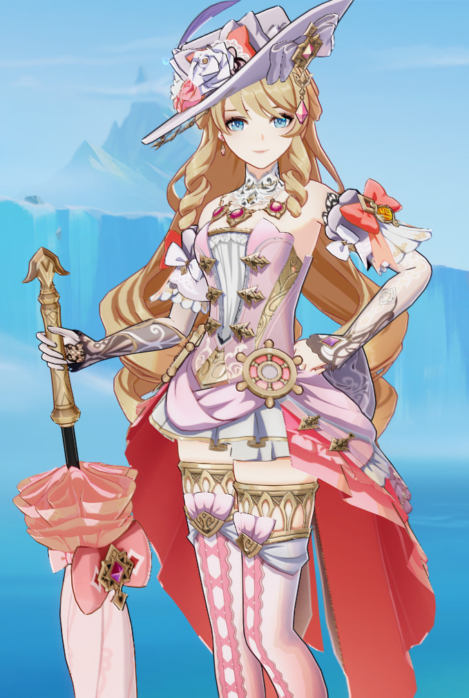 Rose Quartz (Navia) (4.4) Mod for Genshin Impact | GI Mods