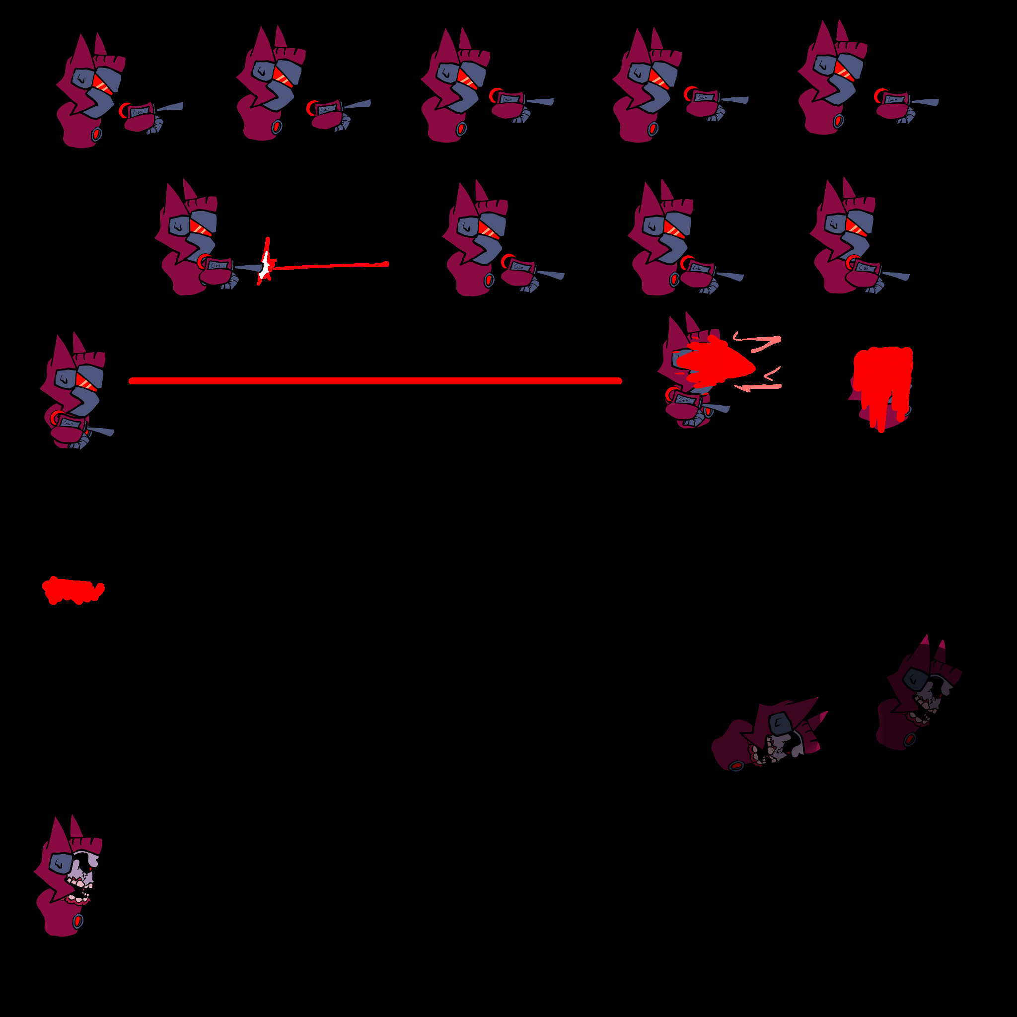 Zanta And drowning reskin starnoob Mod for Friday Night Funkin' | FNF Mods