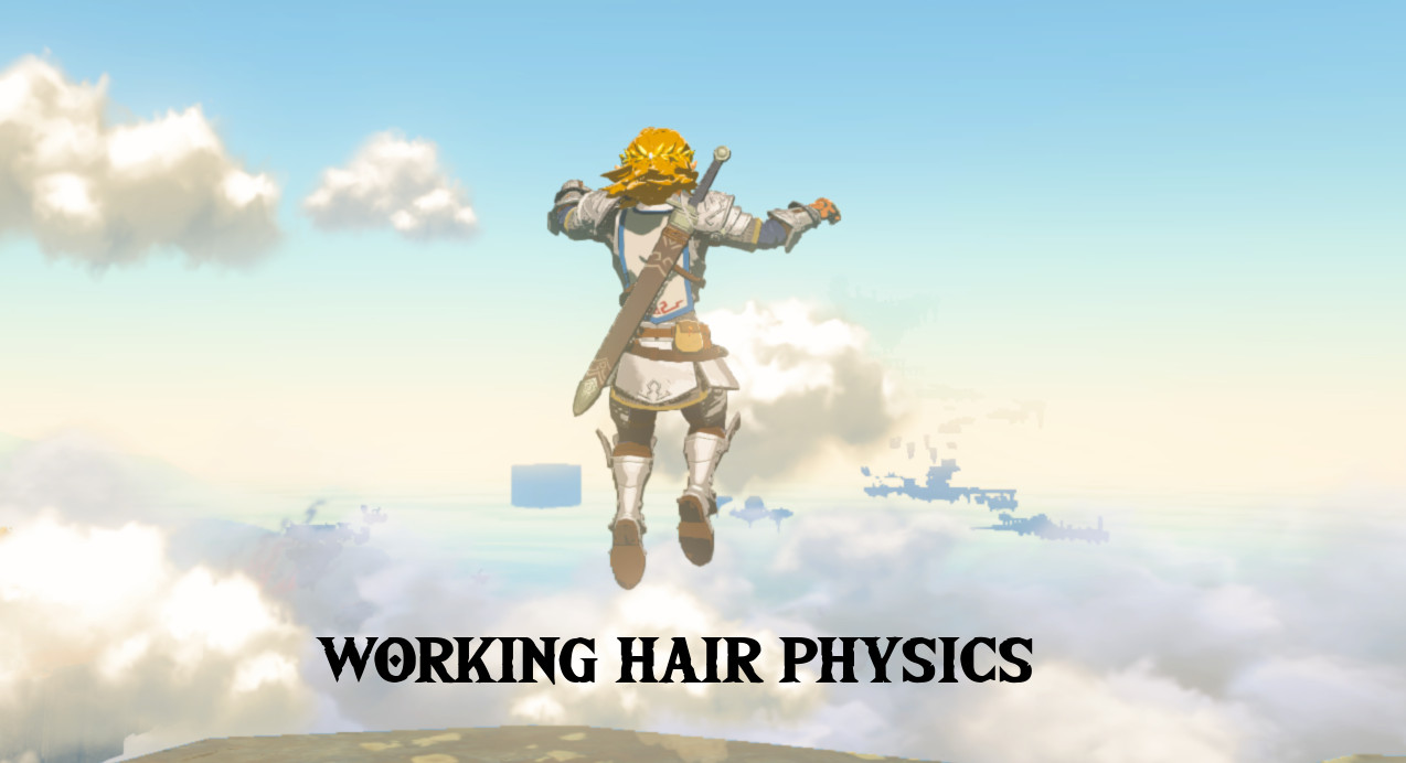 Long hair with circlets and earrings Mod for The Legend of Zelda: Tears ...