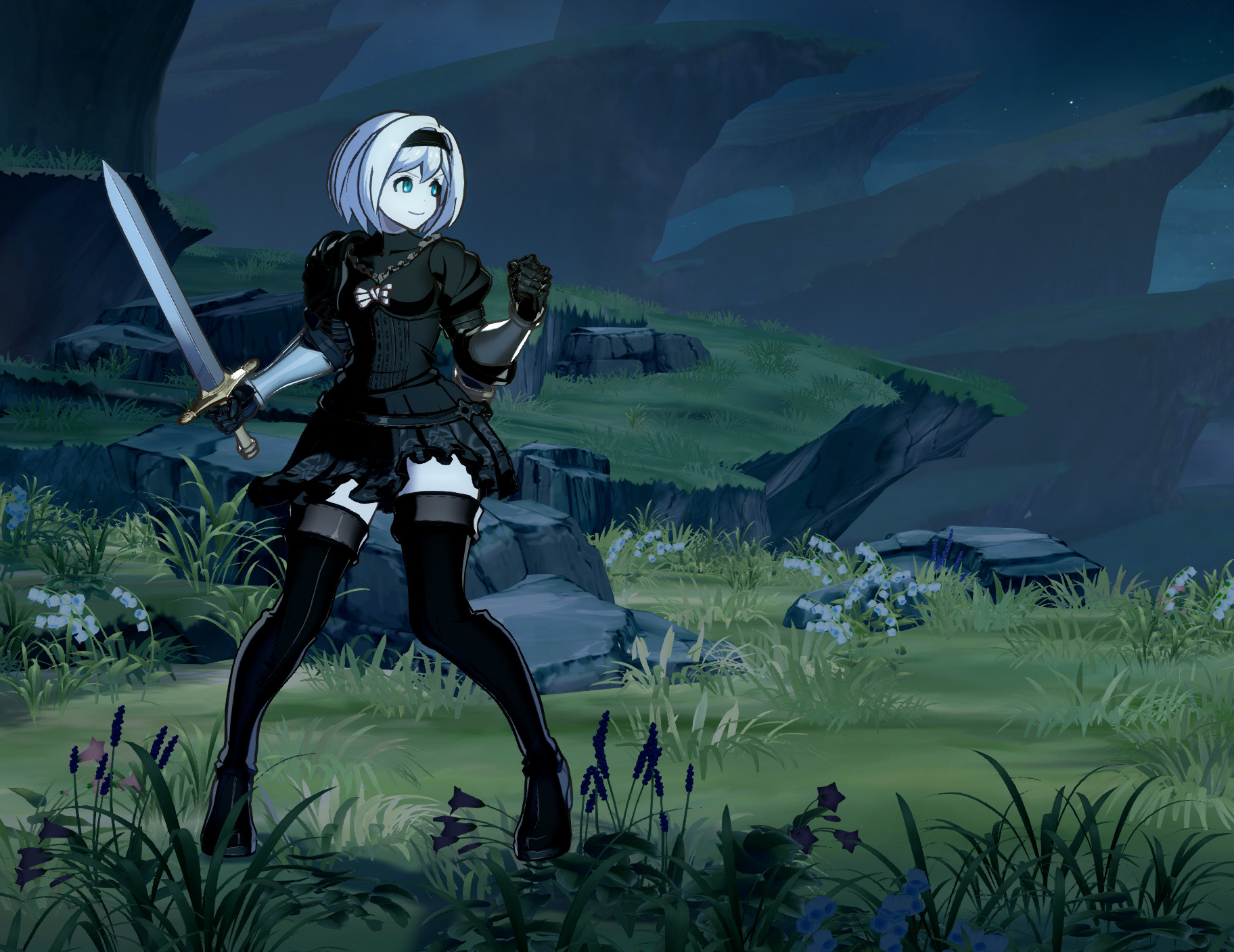 2B Djeeta Mod for Granblue Fantasy Versus: Rising | GB Rising Mods