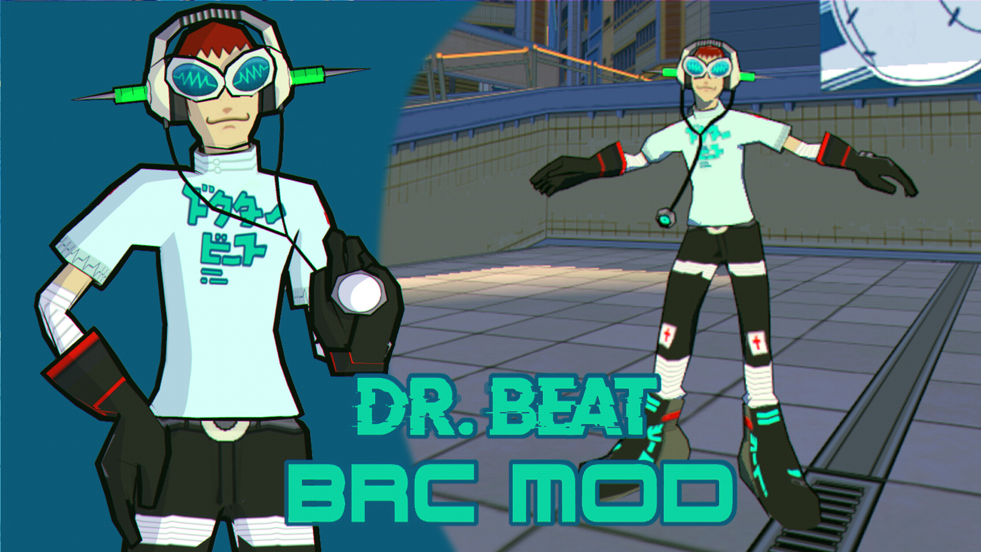 JSRF Dr. Beat Mod (Custom) Mod for Bomb Rush Cyberfunk | BRC Mods
