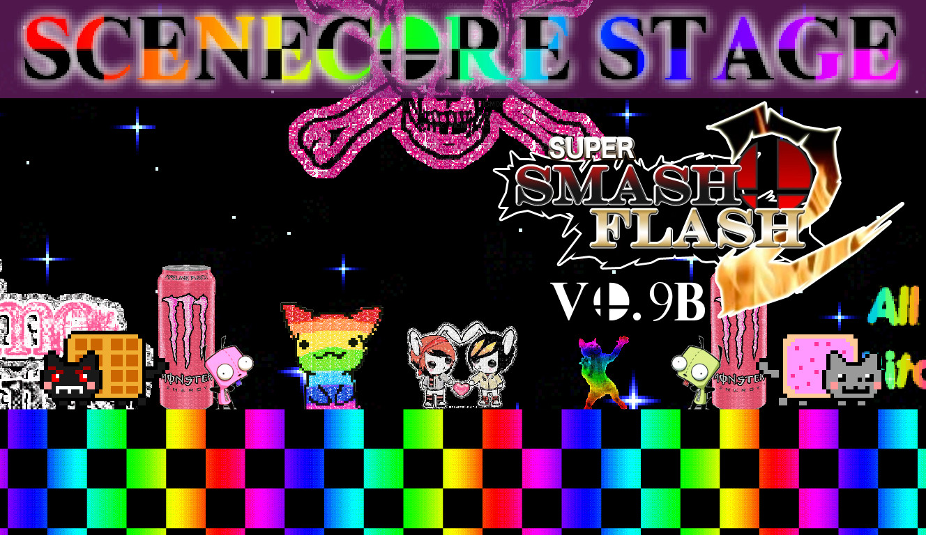 Scenecore Stage ( v0.9b ) Mod for Super Smash Flash 2 | SSF2 Mods