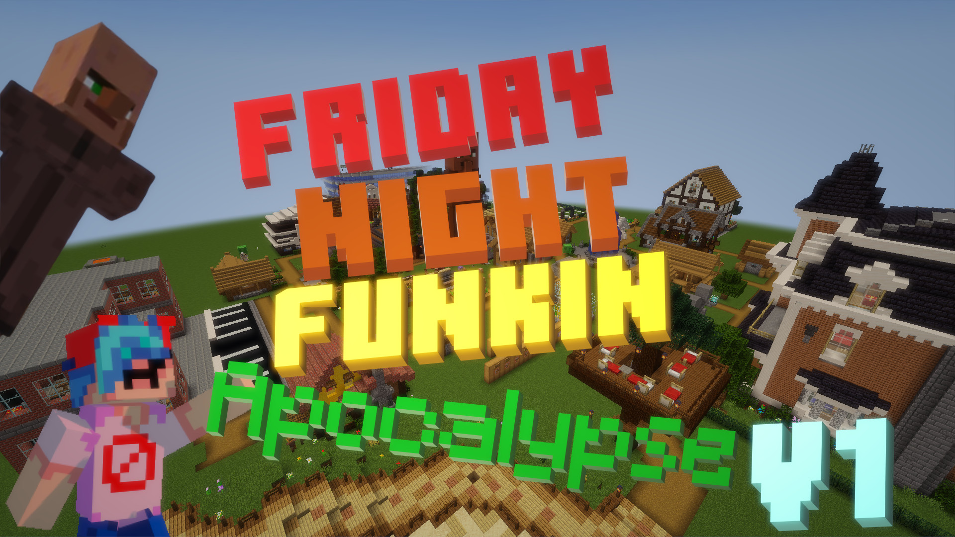 FNF Minecraft Apocalypse [V1] Mod for Friday Night Funkin' | FNF Mods