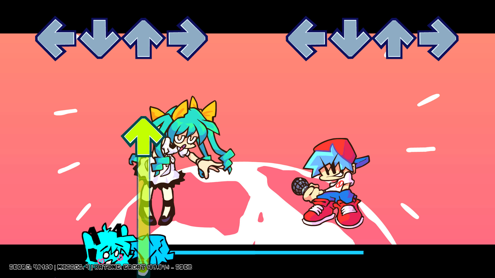 Hatsune miku - Project funkin' Mod for Friday Night Funkin' | FNF Mods