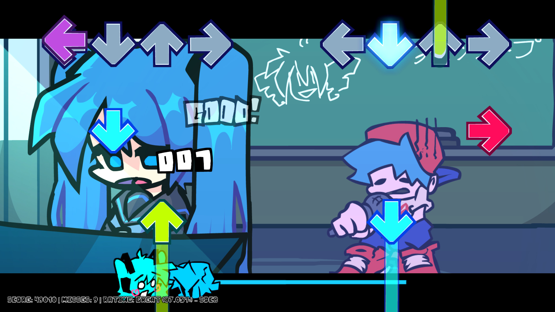 Hatsune miku - Project funkin' Mod for Friday Night Funkin' | FNF Mods