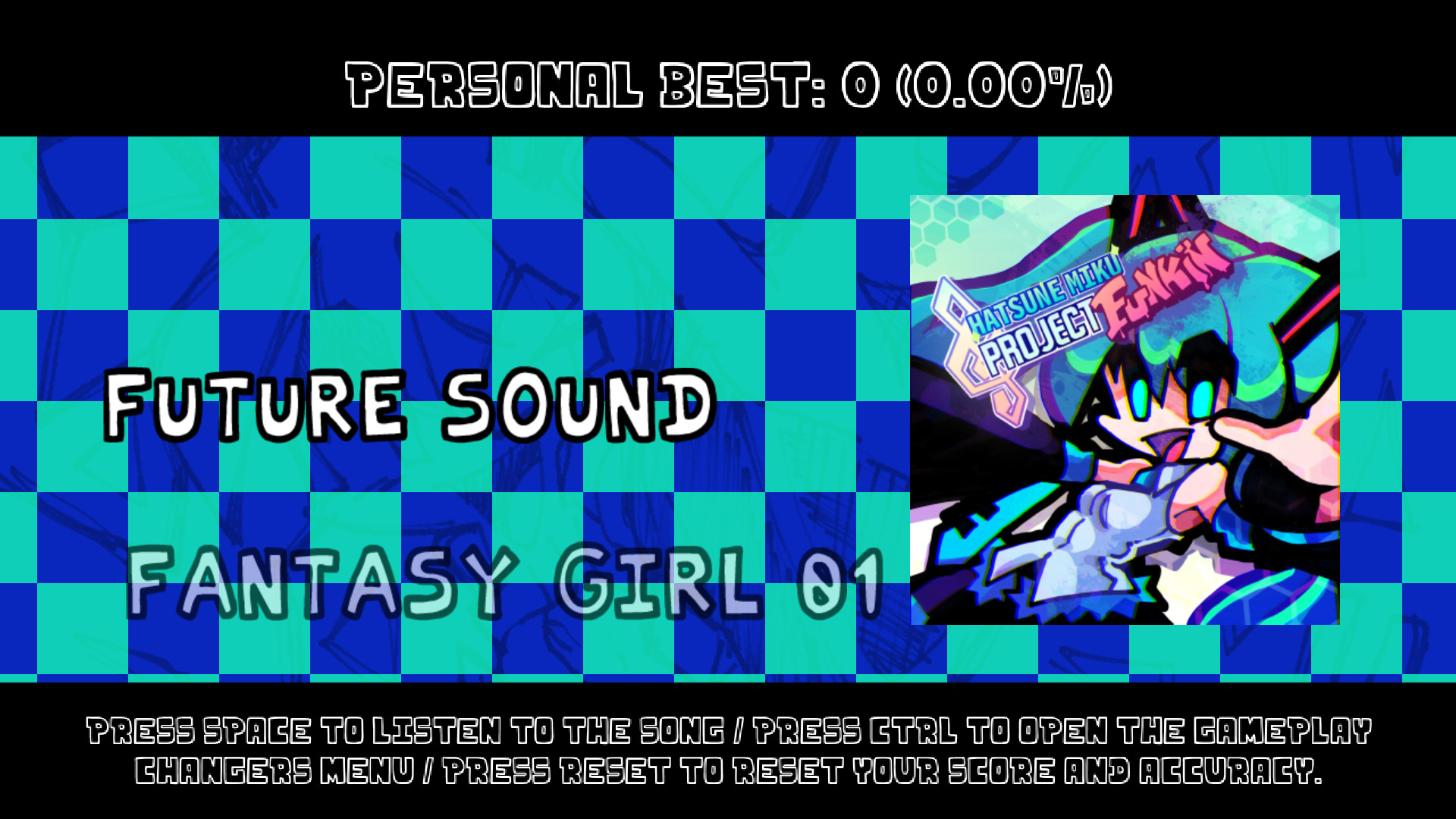 Hatsune miku - Project funkin' Mod for Friday Night Funkin' | FNF Mods