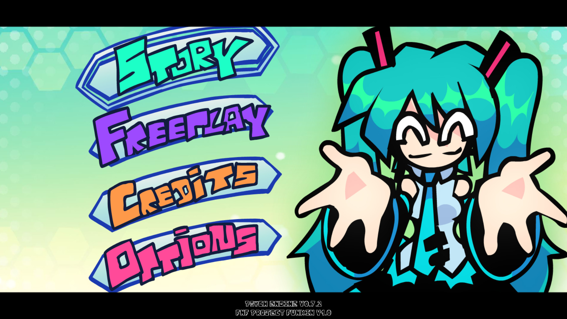 Hatsune miku - Project funkin' Mod for Friday Night Funkin' | FNF Mods