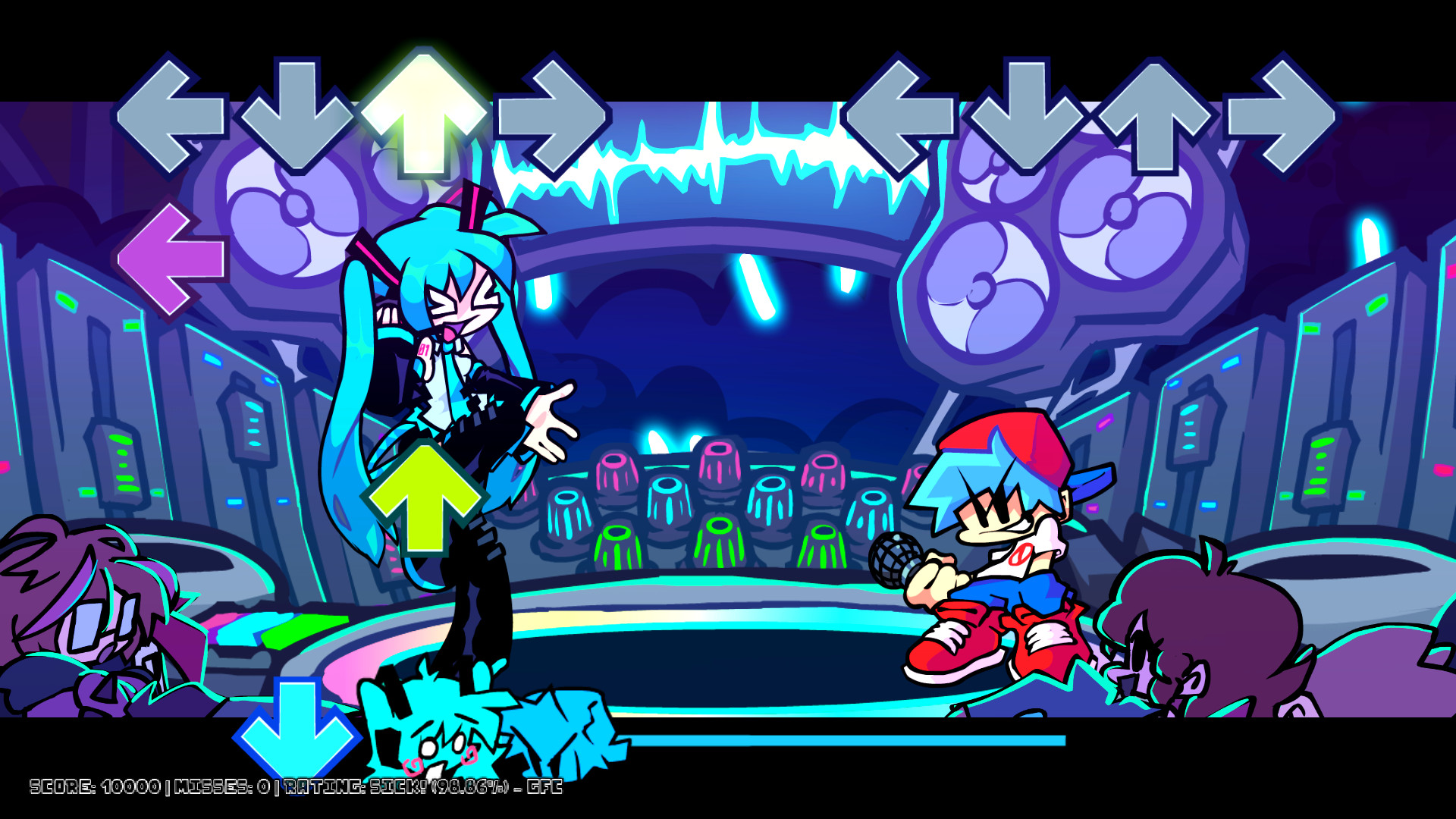 Hatsune miku - Project funkin' Mod for Friday Night Funkin' | FNF Mods