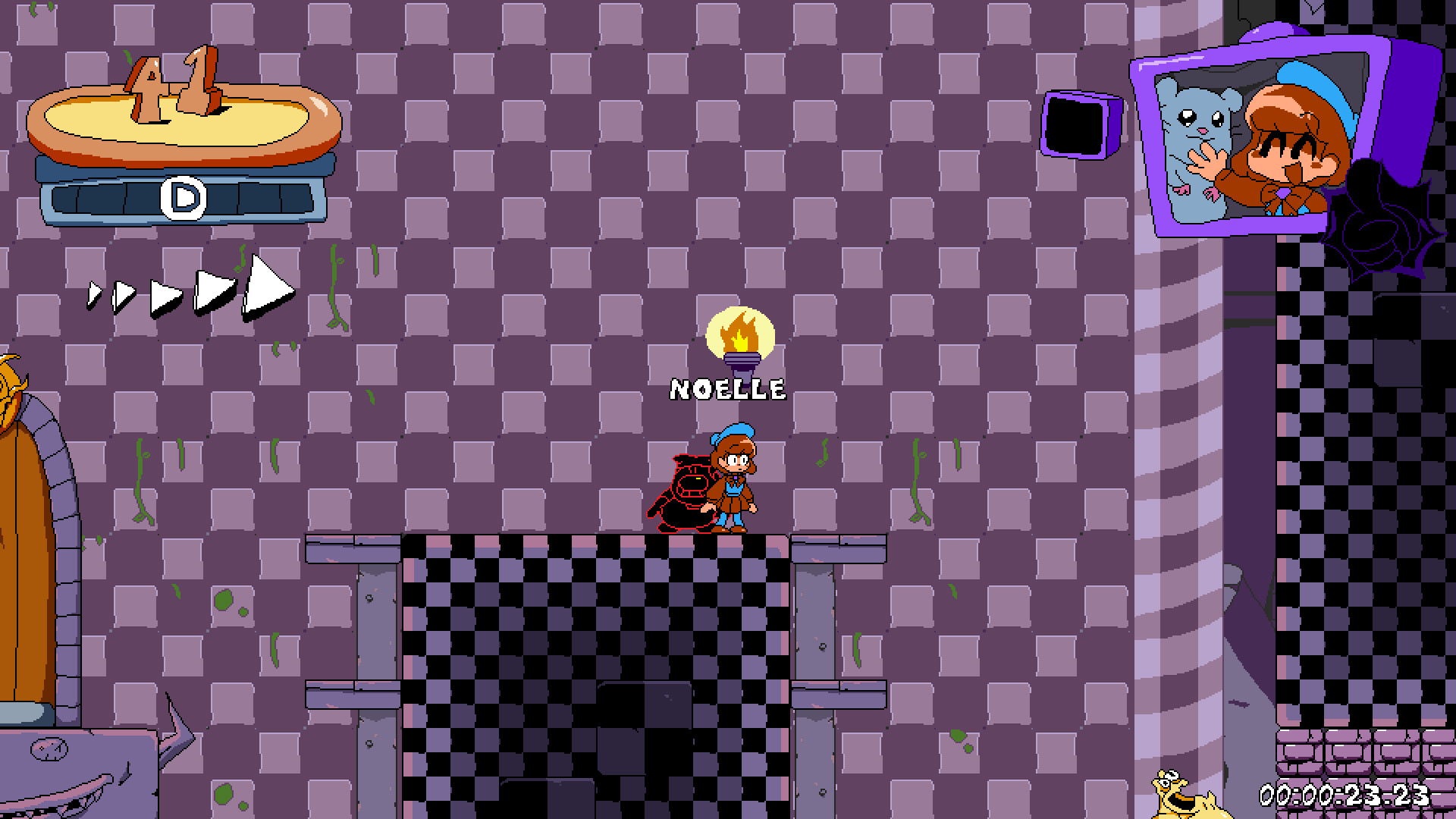 Gustava over Peppino for PTUCE Mod for Pizza Tower | PT Mods