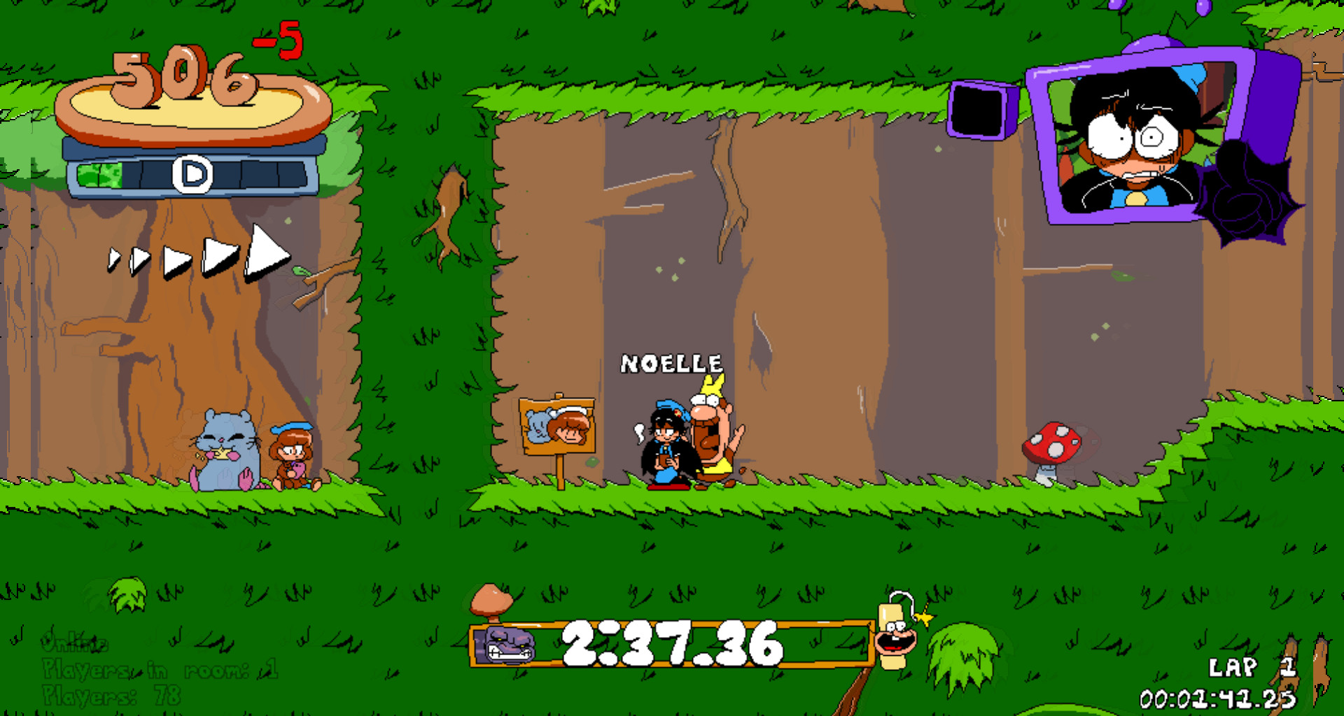 Gustava over Peppino for PTUCE Mod for Pizza Tower | PT Mods